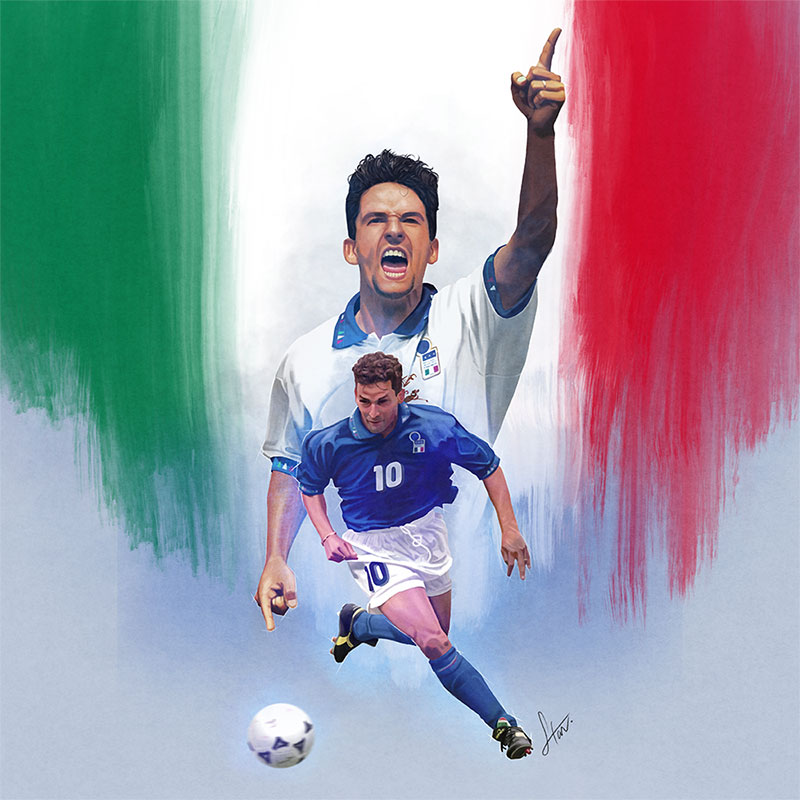 Roberto Baggio - The Divine Ponytail - StevenNet